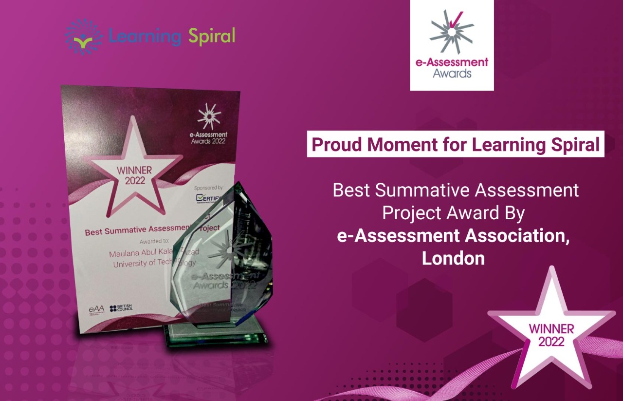 We are extremely proud to be awarded for Best Summative Assessment ...